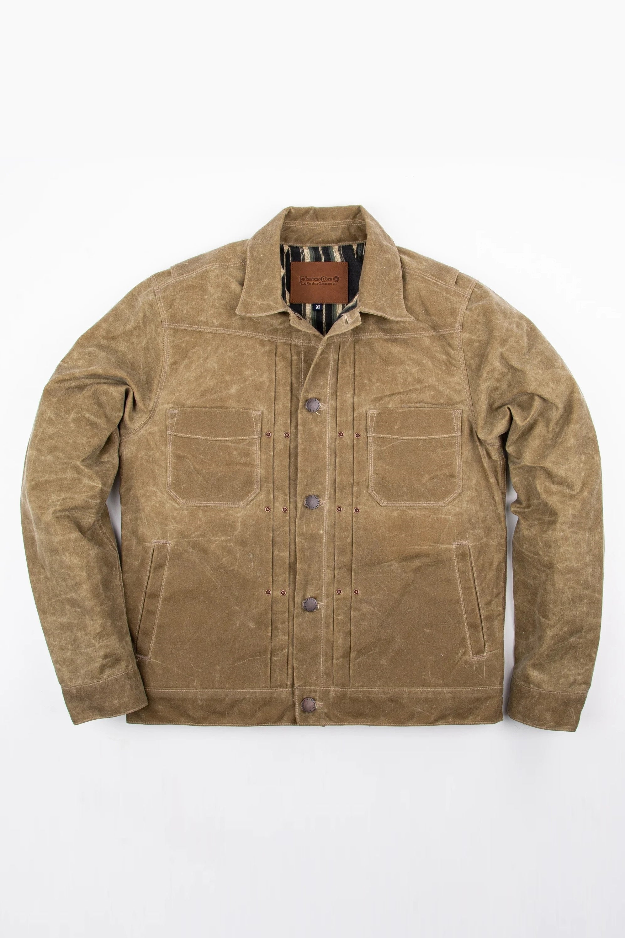 Freenote Cloth - "Riders Jacket" (tobacco) | Walkerville Mercantile Ltd.